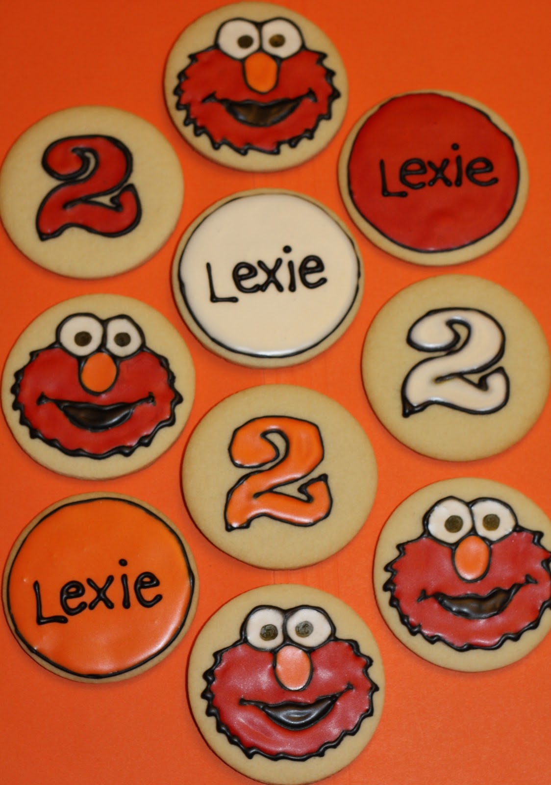 Mel's Sweet Treats: Elmo Cookies