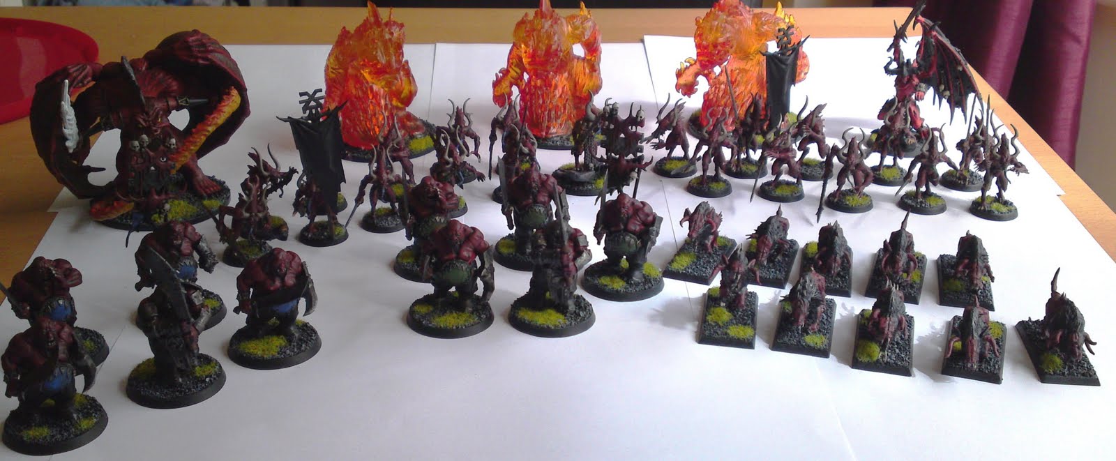 Manchester Area Wargames Society 40k: [Daemons] Khorne Daemon Army Showcase