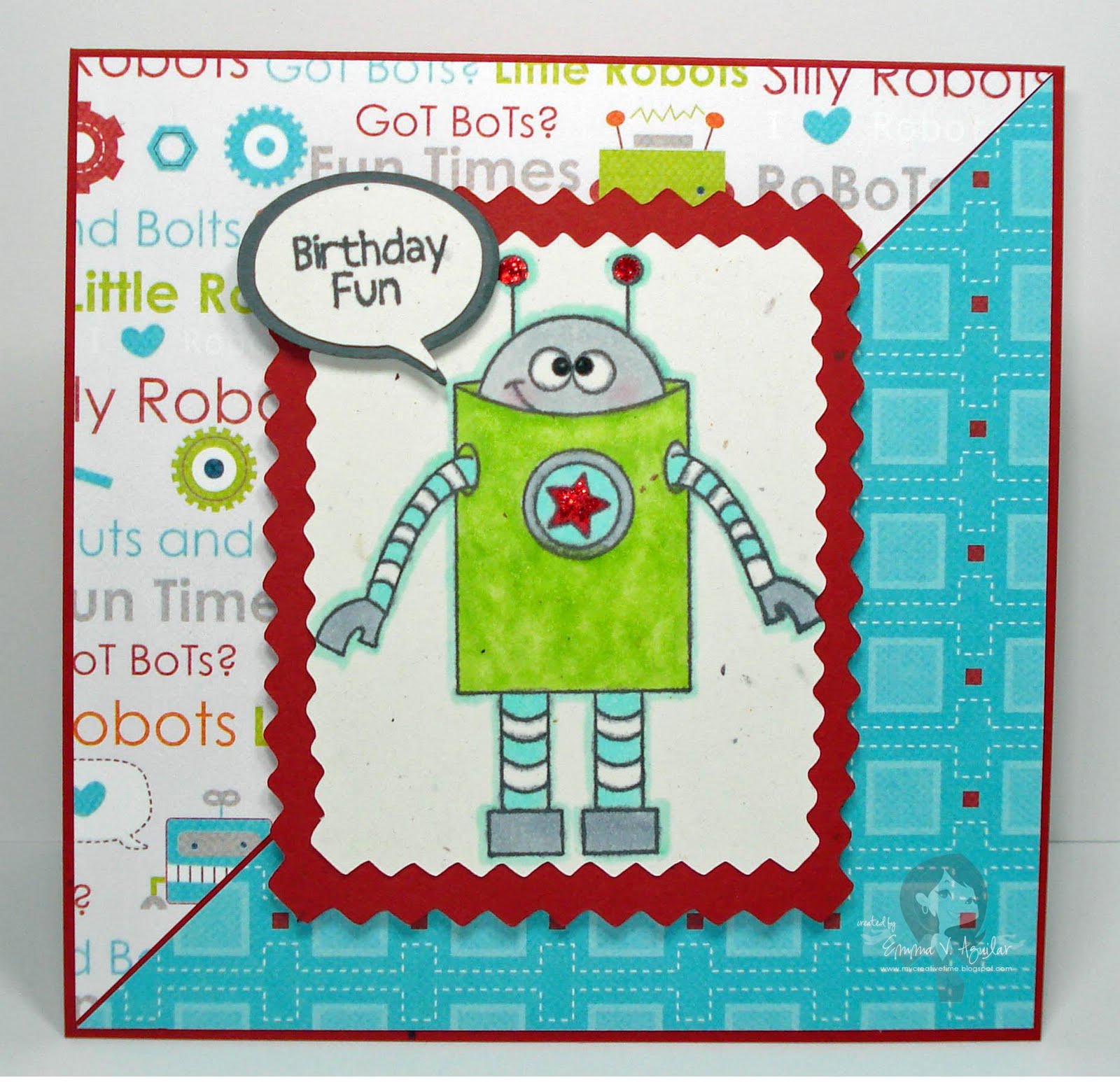 My Creative Time: Robot Card!