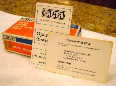 Mikes Old Radios: csi model t1110