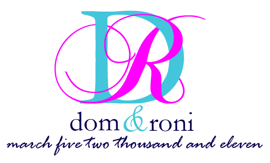 dom + roni: Monograms: And the Winner is....