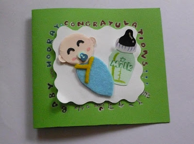 CraFtmAn WorKshoP: Baby Full Moon Greeting Card