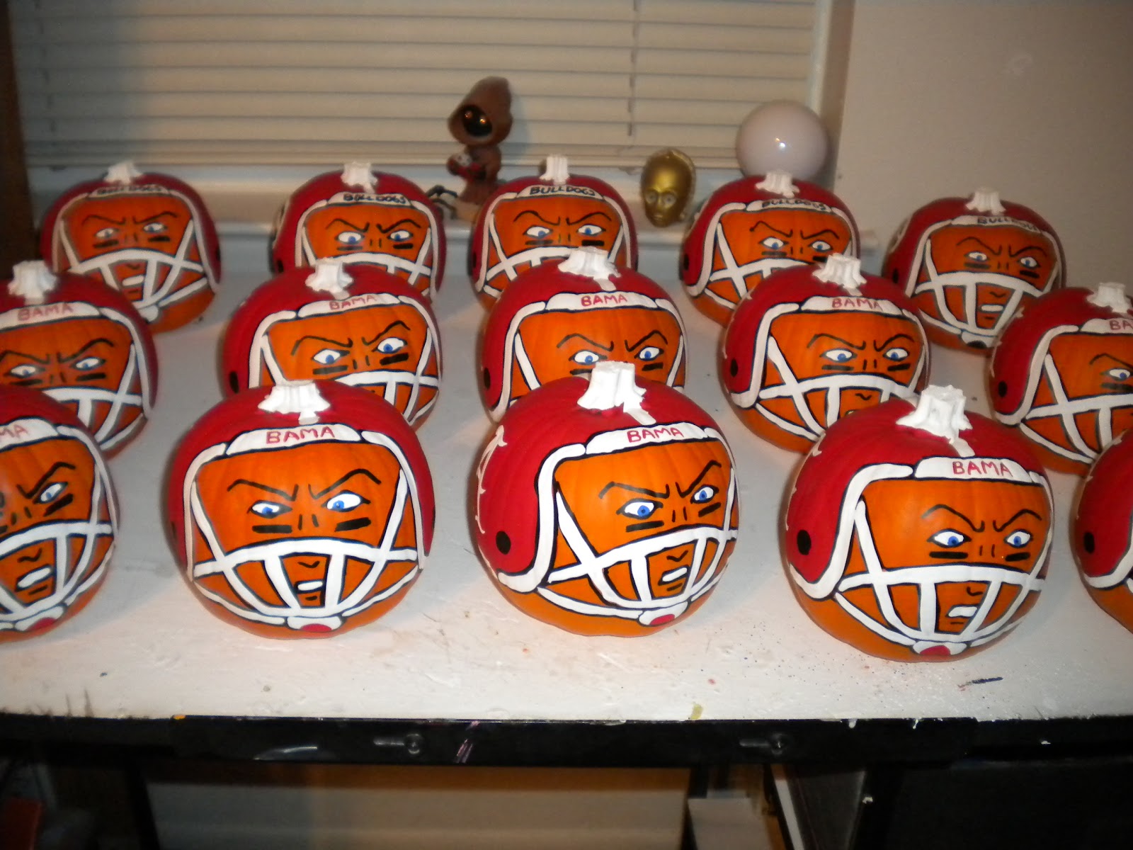 Jean's Crafty Corner: Day 14 of Halloween Projects: Painted Pumpkins