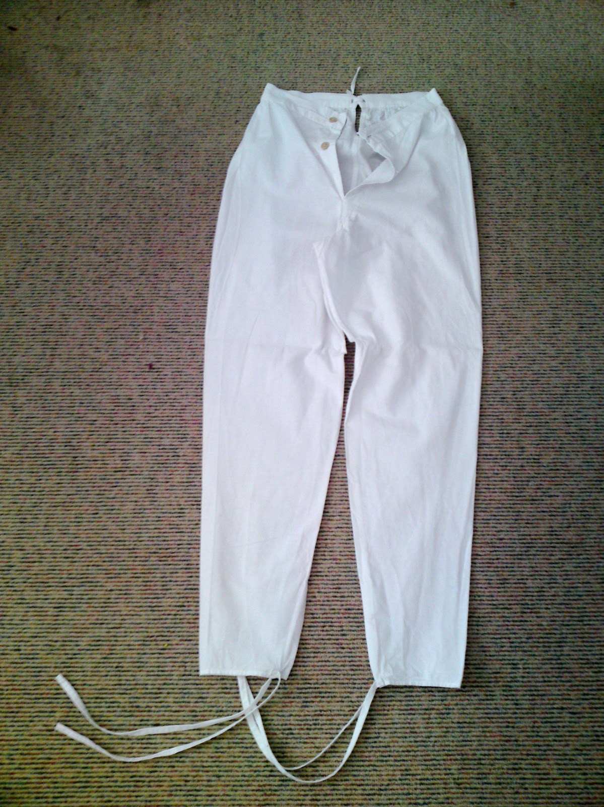 Stepping Into History: New Trowsers, Shirt and Men's Drawers