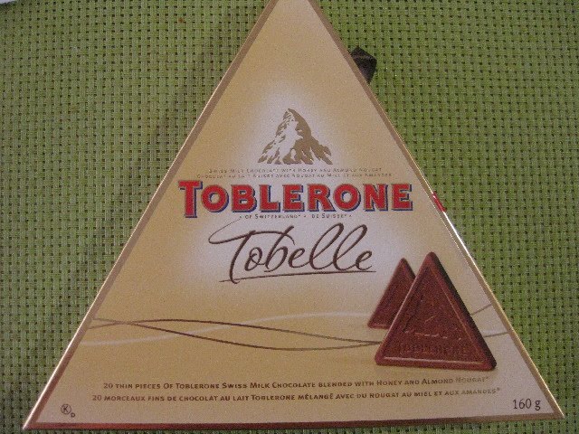 Filberts and Chocolate: Toblerone Tobelle