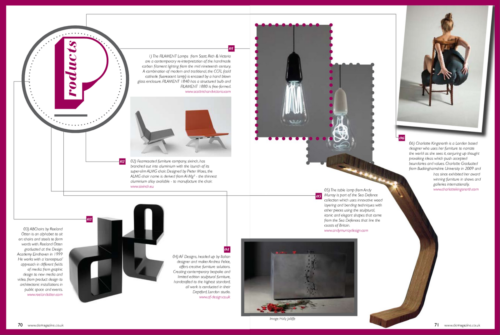 Andrea Felice Furniture: Press