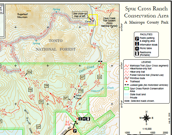 Hundewanderer.com: Hiking, Spur Cross Ranch Conservation Area, Cave ...