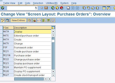 SAP Treasure Box: Set mandatory fields for ME21N screen.