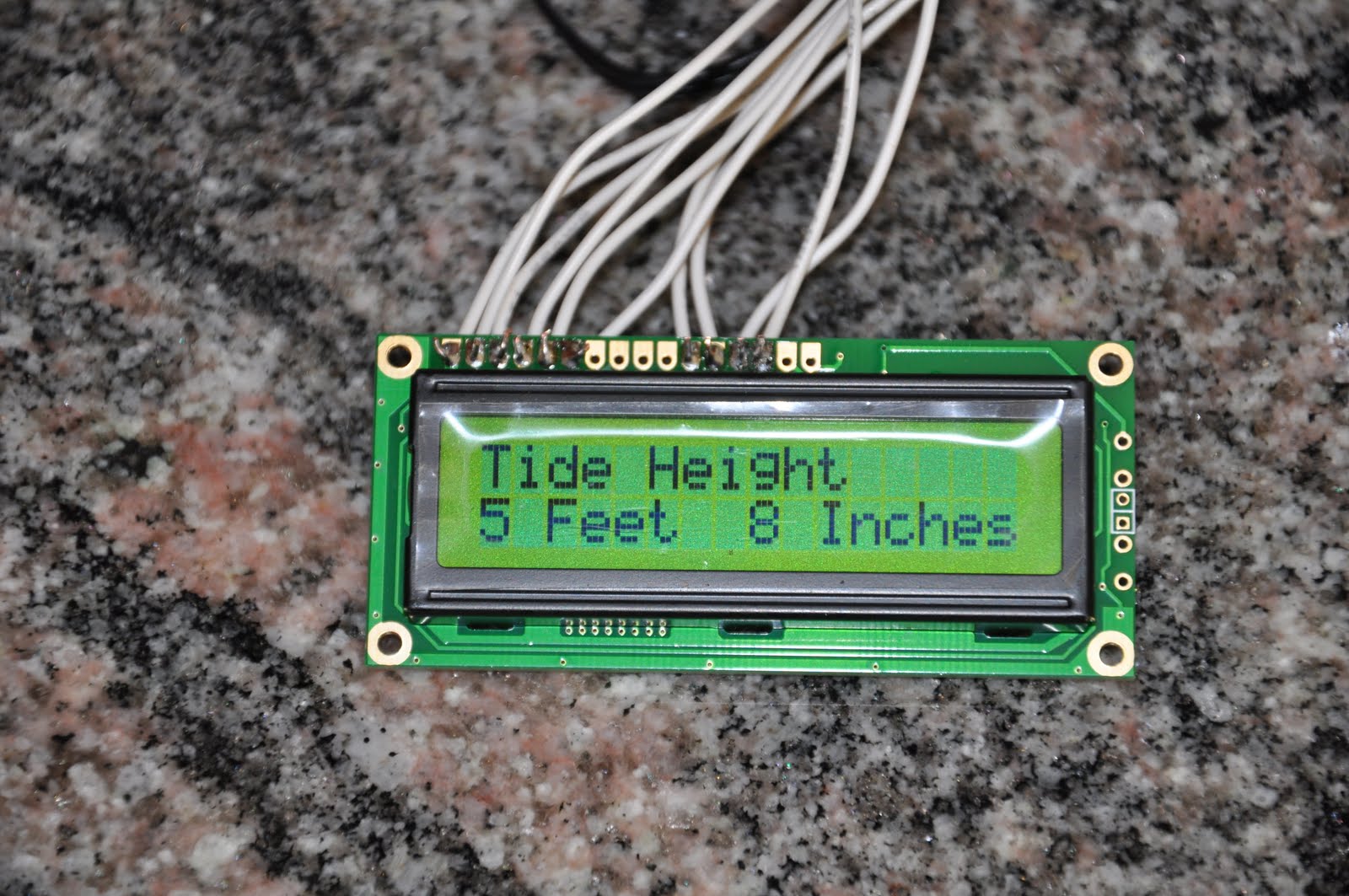 Tide Monitor: Updated Block Diagram
