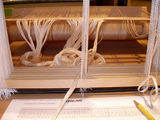 Dust Bunnies Under My Loom: Warping the Louet Jane Loom