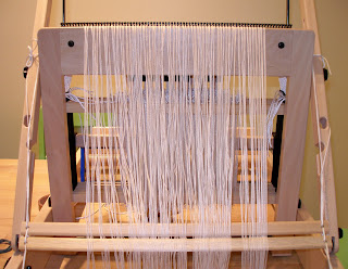 Dust Bunnies Under My Loom: Warping the Louet Jane Loom