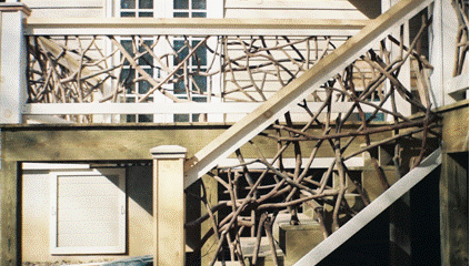 Rustic Wood Handrails