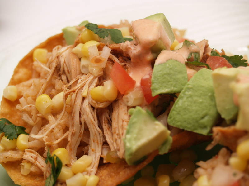 Tasty Tuesdays- Chicken Fiesta Tostada - Housewife Eclectic