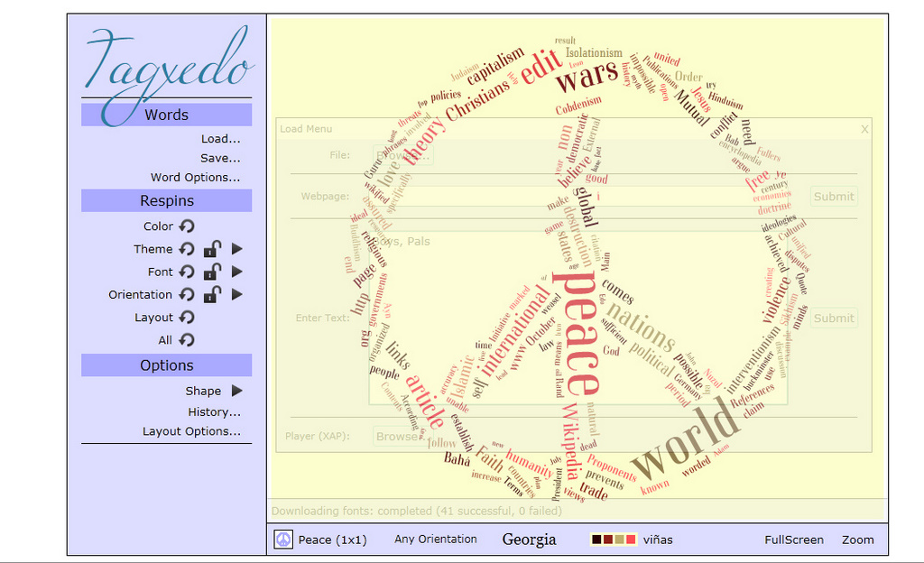 How to make a word collage hanging - Housewife Eclectic