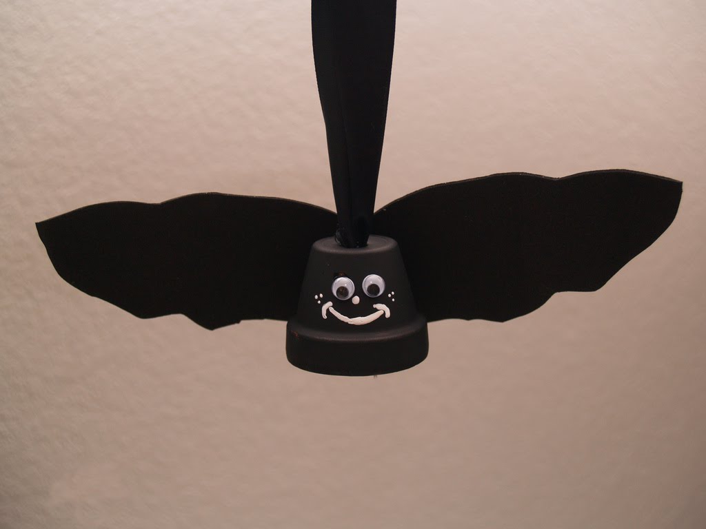 Candy Corn and Bat Halloween Ornaments - Housewife Eclectic