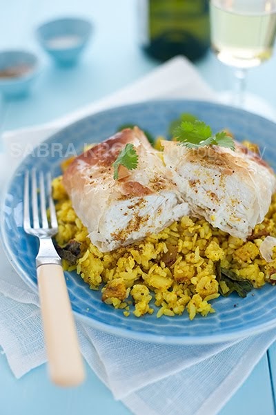 Spoonful: Going East: Indian-spiced fish wrapped in phyllo
