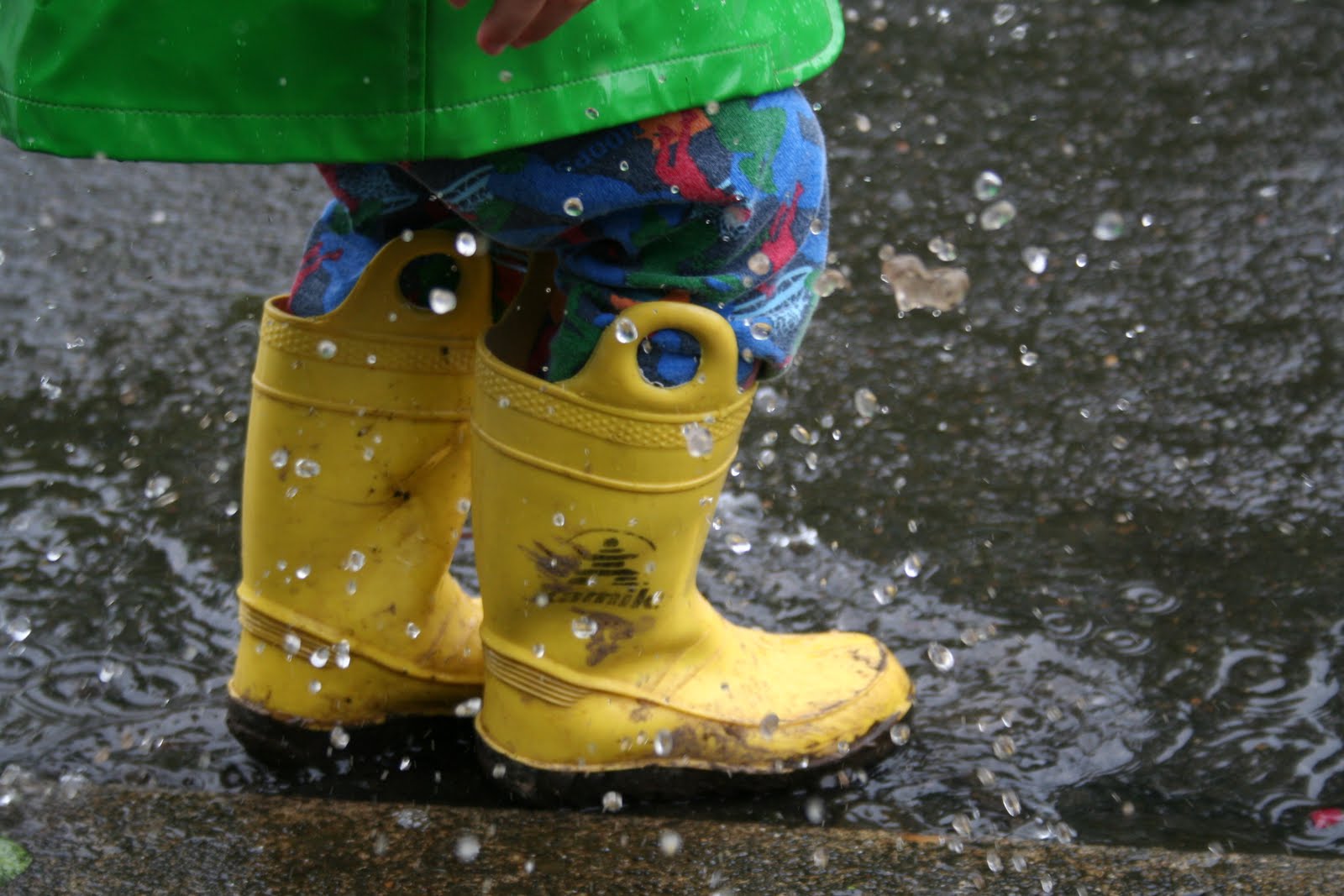 Mama Gone Green: Rain, Pennies and Puddles