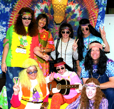 HIPPIES AND SKATERS: The hippies