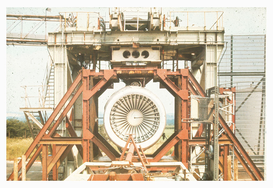 This Is Hucknall: Archive Photo : Rolls Royce Engine Testing