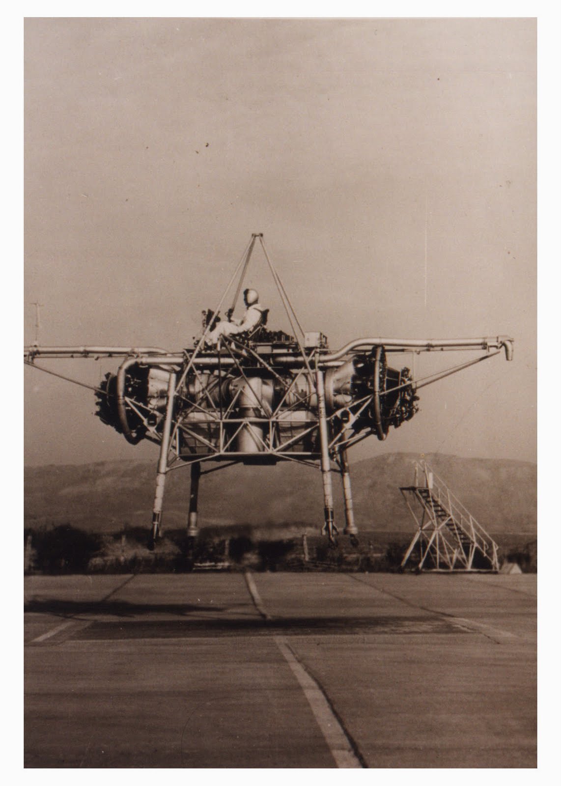 This Is Hucknall: Archive Photo : Flying Bedstead