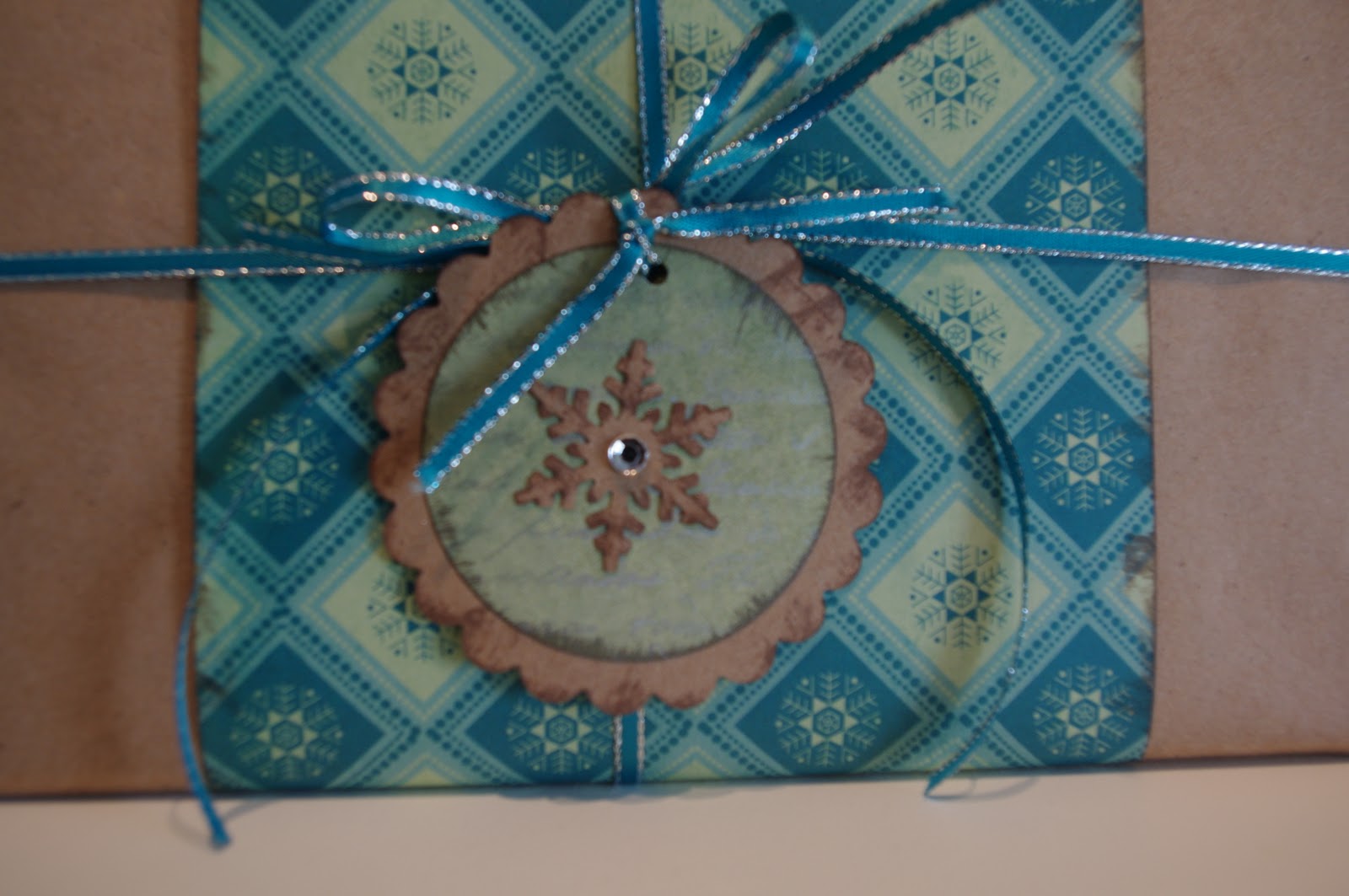 Creative "Try"als: Christmas Wrap Idea Using Scrapbook Paper