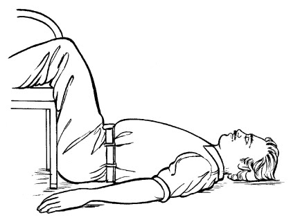 golf store's blog: Recumbent chest-and-spine stretch