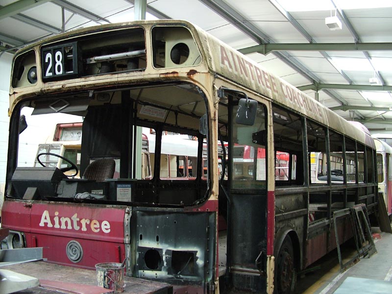 BusWorks Blog: MPTE National 1000 - stripped for restoration