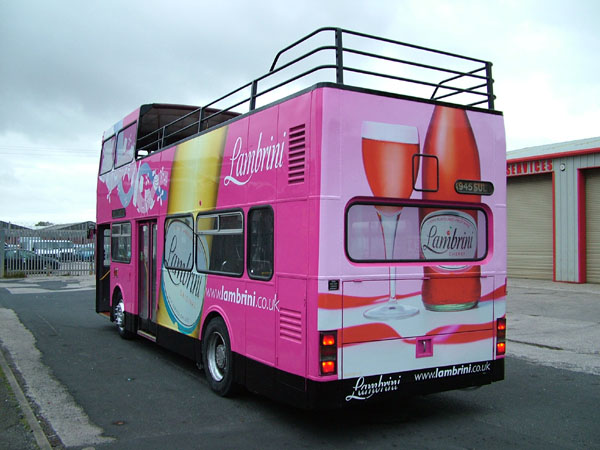 BusWorks Blog: Lambrini bus is in the pink