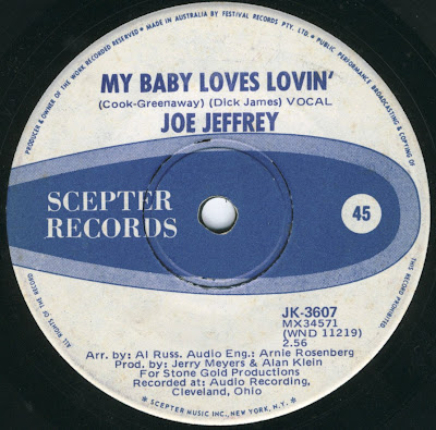 SONGS THAT MADE IT BIG IN OZ: MY BABY LOVES LOVIN' - JOE JEFFREY