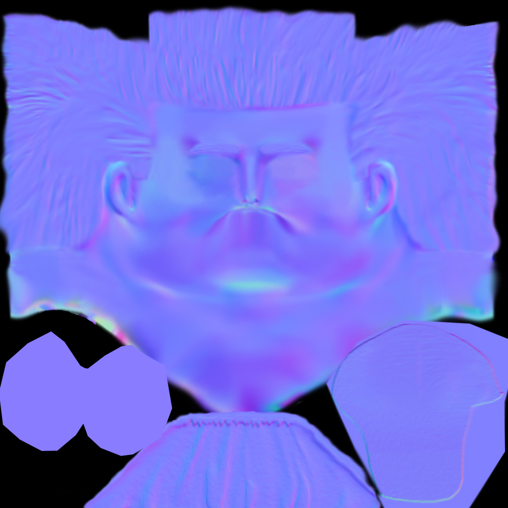 Mario E Hdz Devblog: Vince! Texture Maps, Renders, Turntables and ...