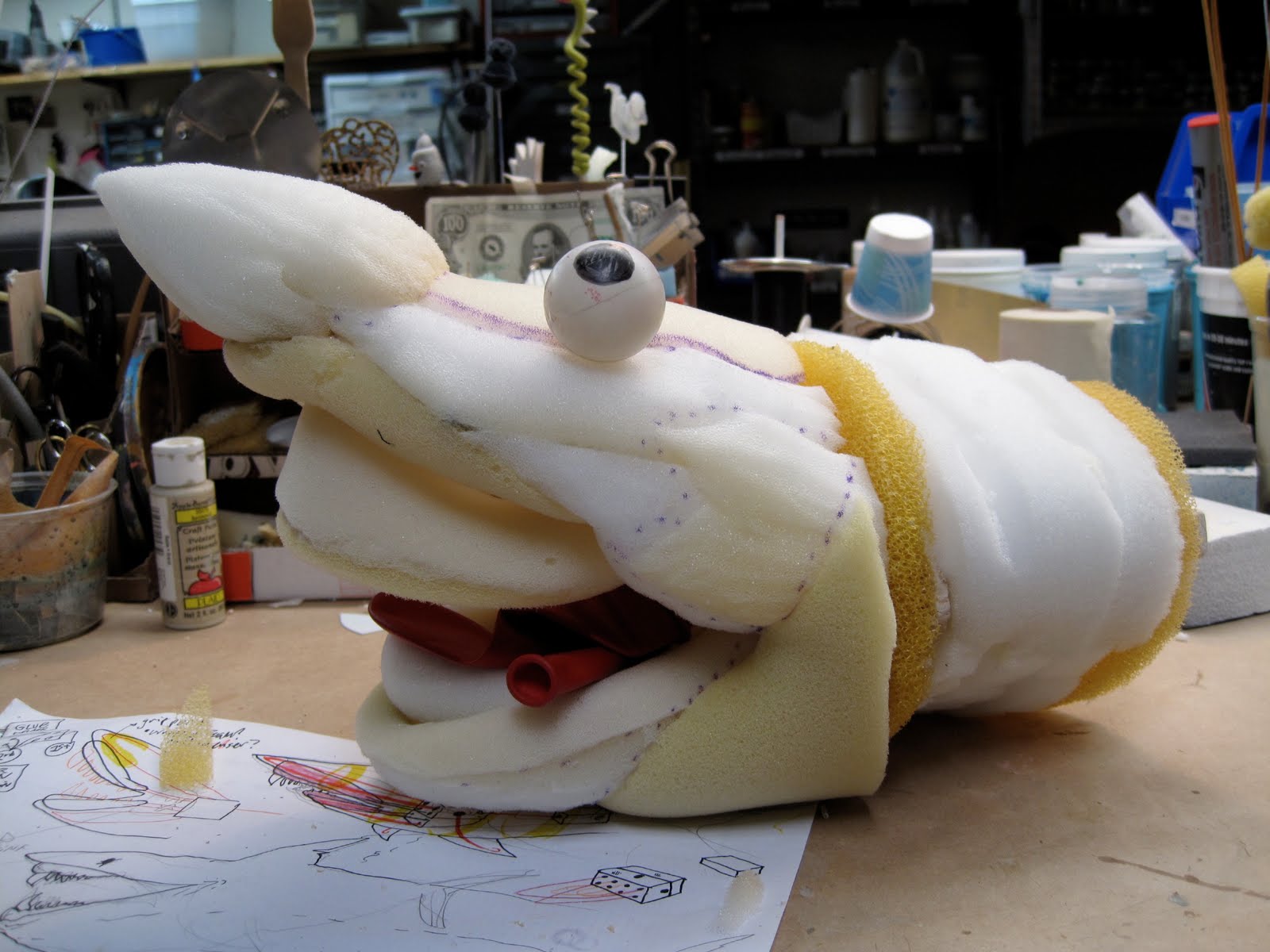 Max Winston's Art and Such: Chowder and Flapjack puppets!