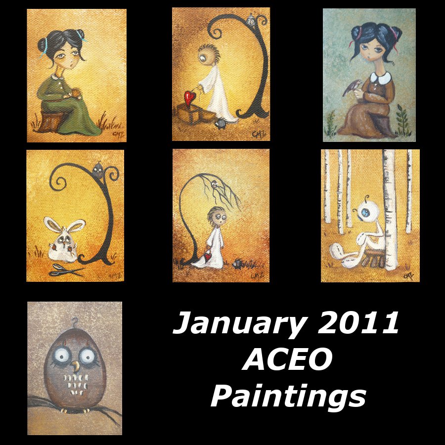 Another Painting Blog: January ACEO Paintings