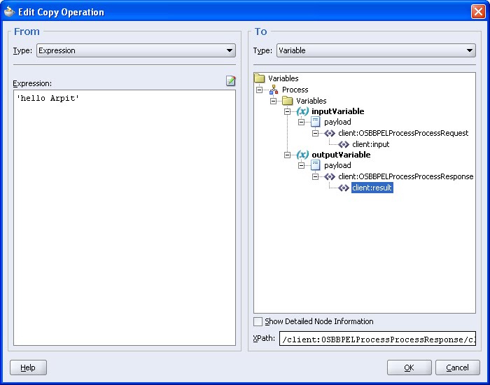Learning SOA: Calling a synchronous BPEL process(SOA 10g) from OSB