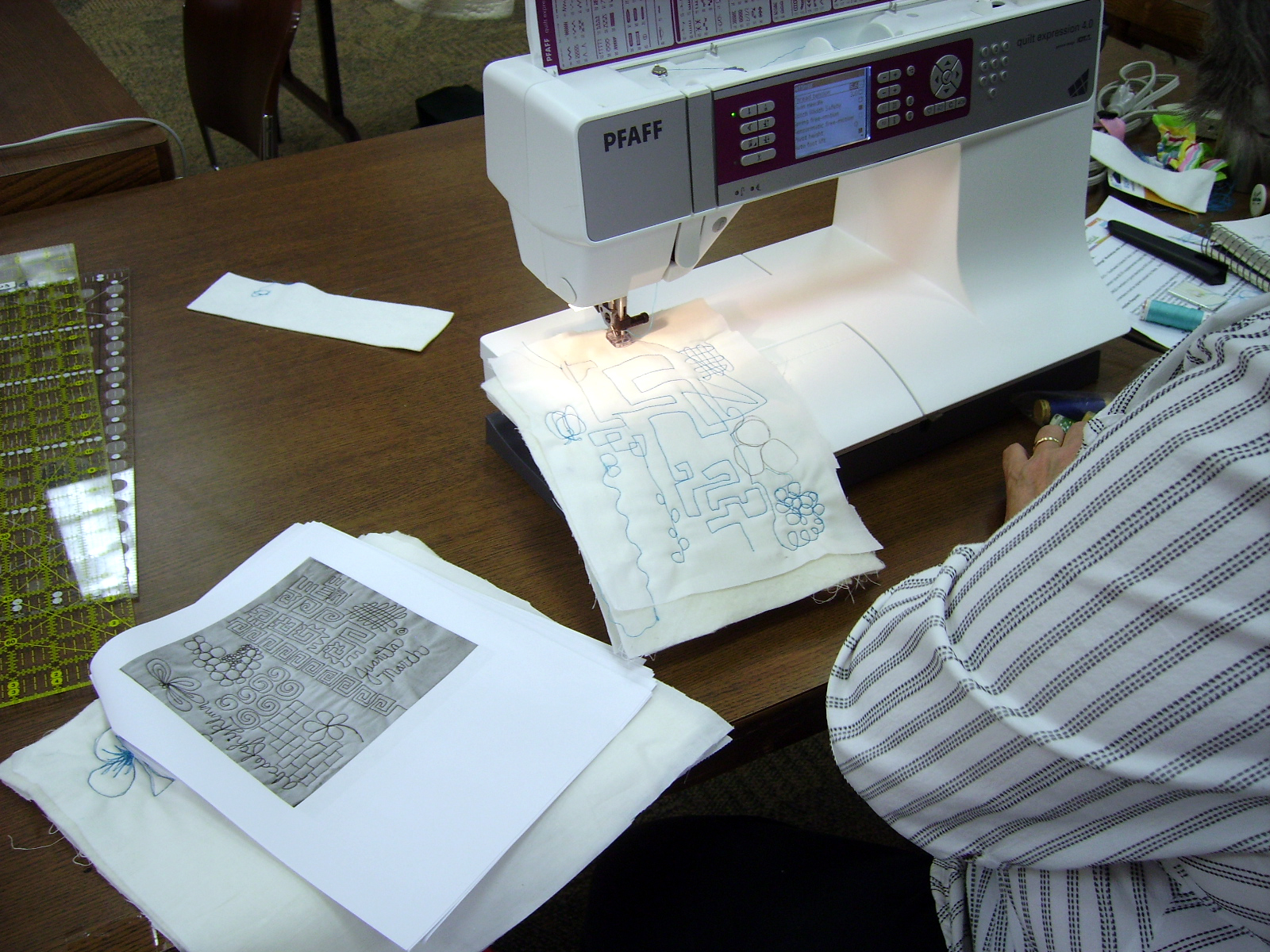 Juanita Yeager Machine Quilting Workshop ~ Inspire. Educate. Give.