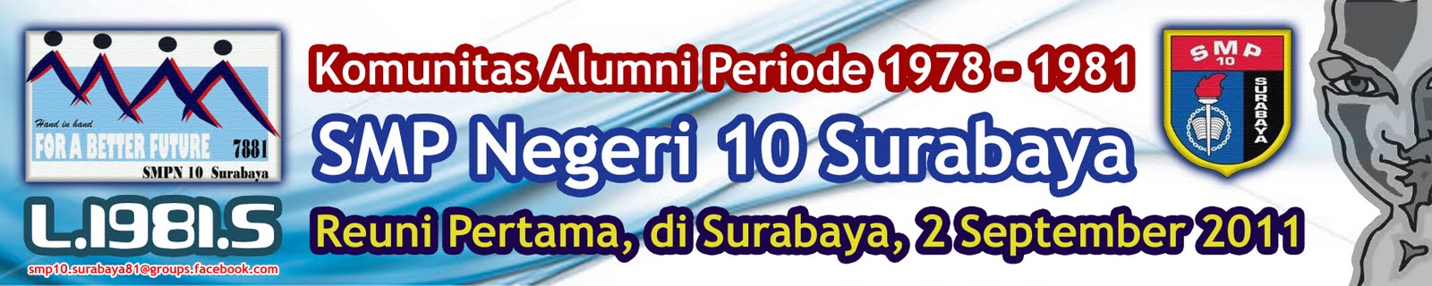 Komunitas Alumni SMP Negeri 10 Surabaya (L.1981.S): Desain Banner Reuni ...