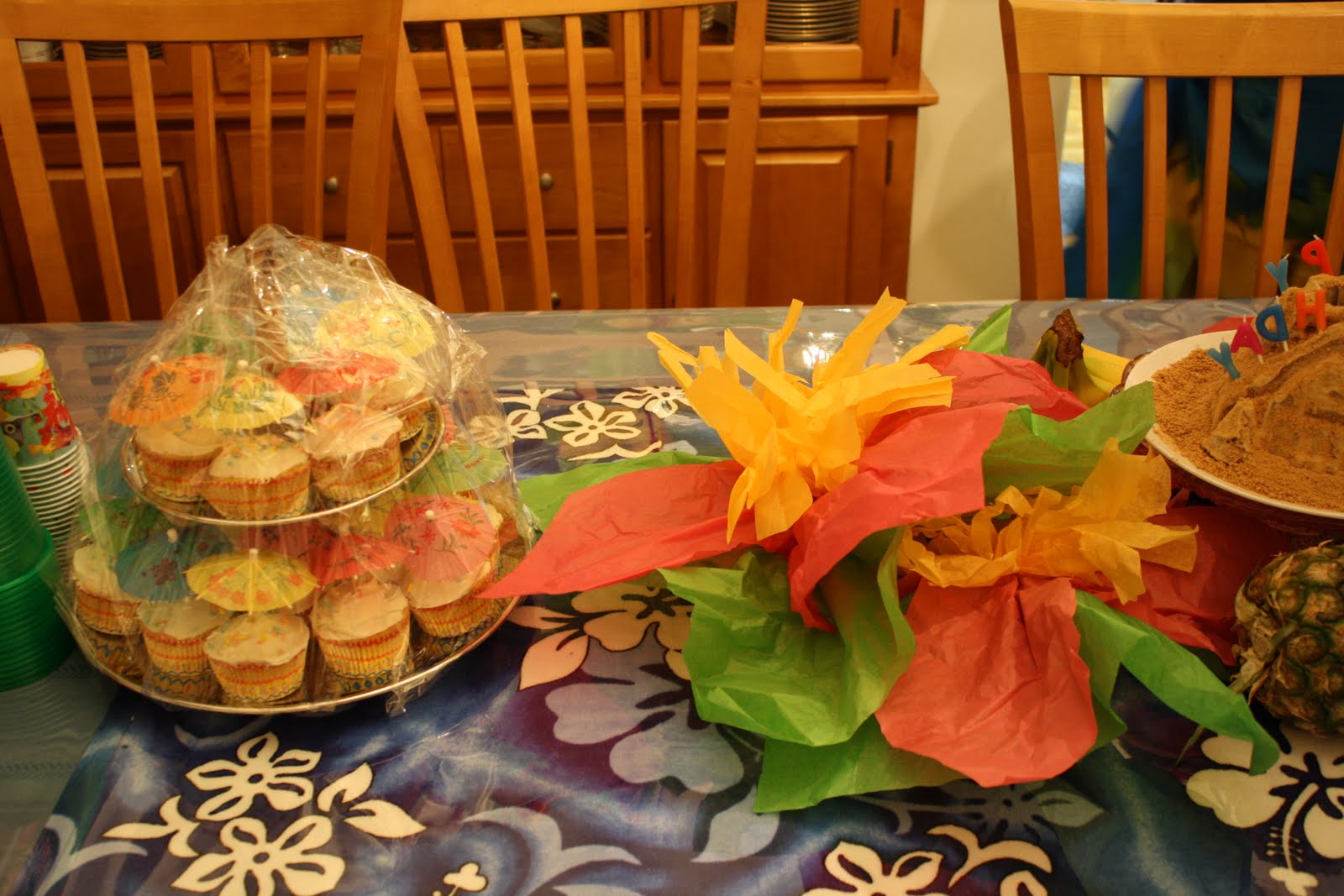 Yellow Blackbird: A Creative Blog: A Winter Luau