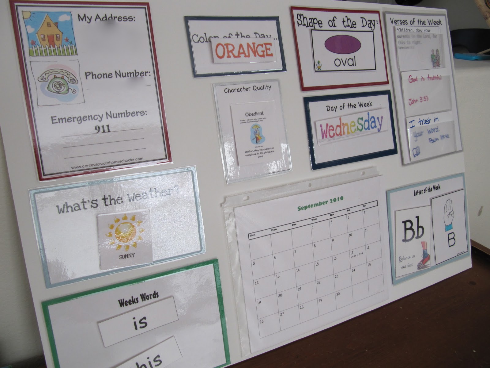 Joyfully Domestic: Morning Board