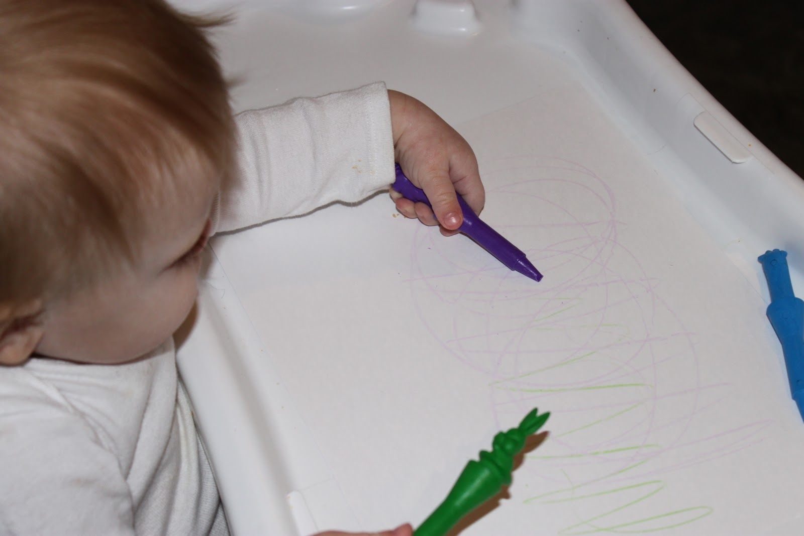 Baby Activity - Coloring for the First Time - The Activity Mom