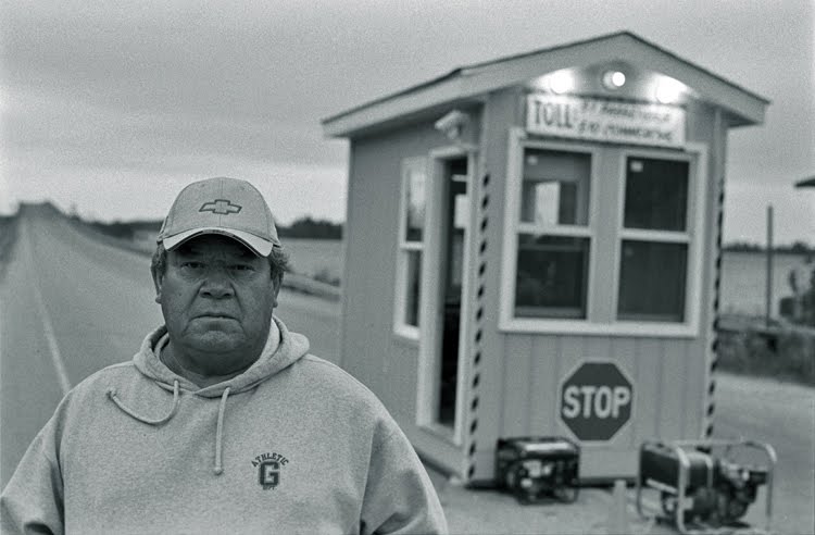 Robert Jones Photo: Couchiching Nation Takes Down Toll Booth, Wins ...