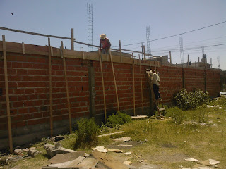 Capilla de la Virgen Milagrosa: ARMADO ENCADENADO SUPERIOR h: 2.60m.
