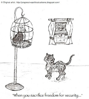 The Progressive Political Cartoon Press: When You Sacrifice Freedom for ...