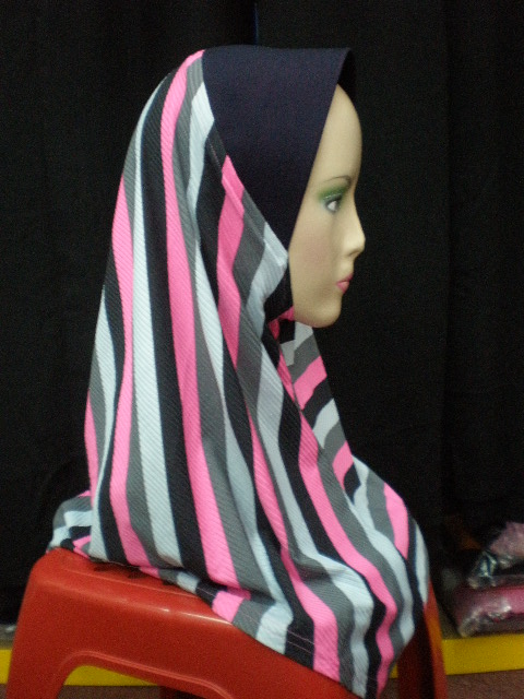 BorongKainJelita: Koleksi Tudung Lycra Corak Terbaru*