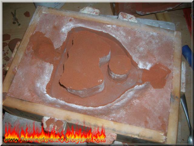 Sand casting aluminum handle ~ Metal casting projects