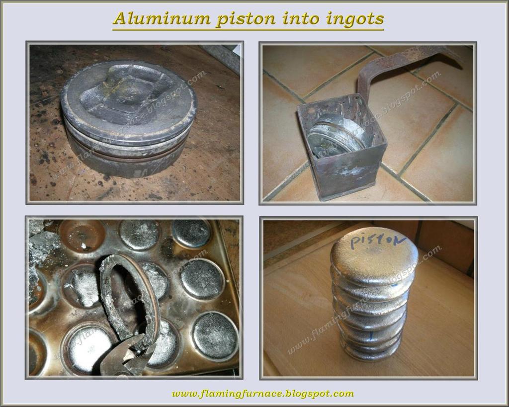 Aluminum ingots for the foundry ~ Metal casting projects