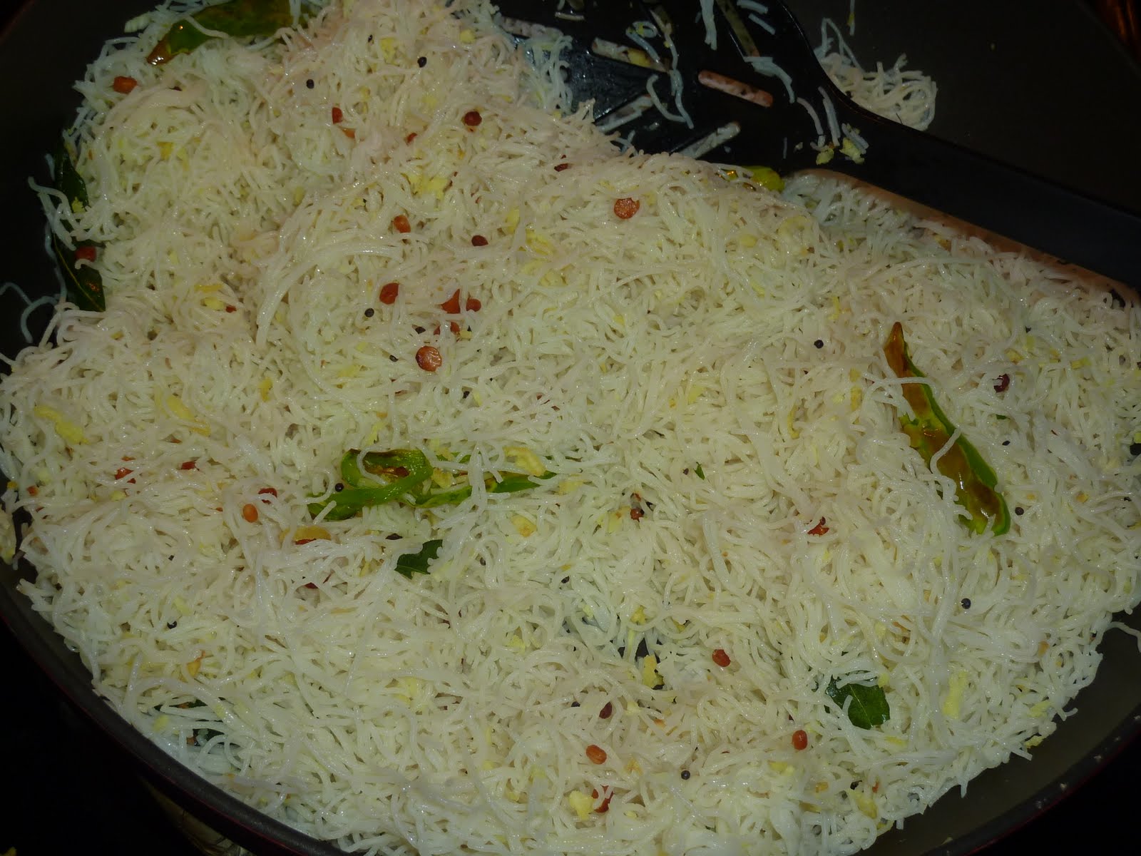 Aaha Oho: Coconut Sevai (Indian noodles)