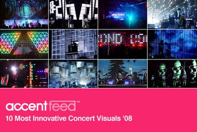 an After Effects Portal: 10 Most Innovative Concert Visuals '08
