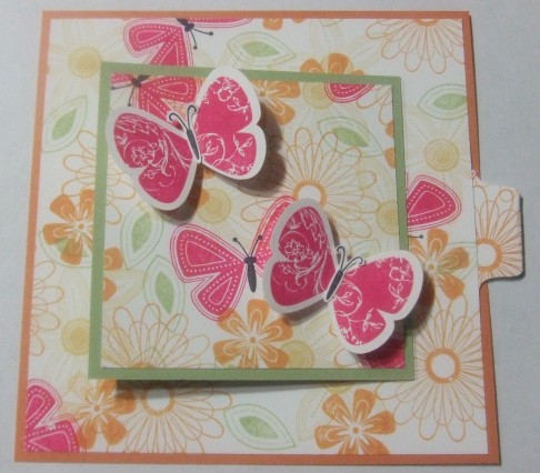 The Purple Hippo: Pull Tab card, tab message