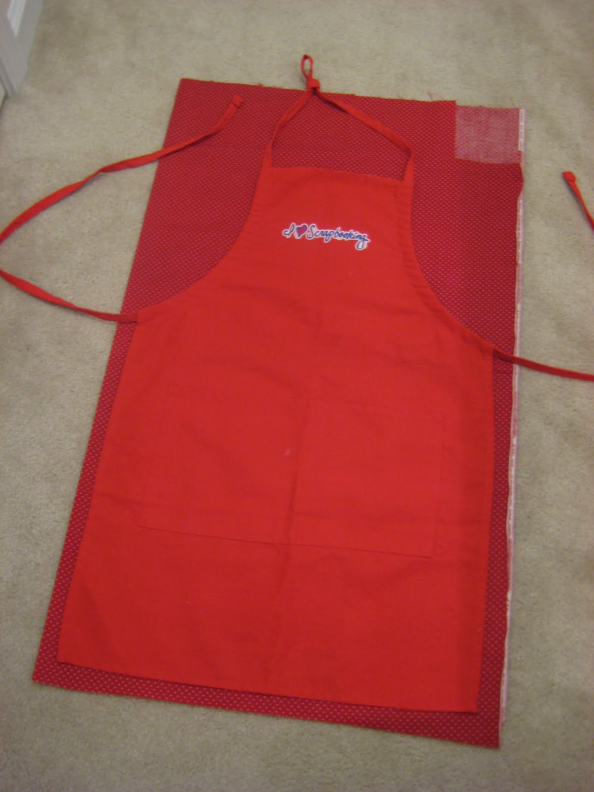 leaf and letter handmade: i made my first apron!