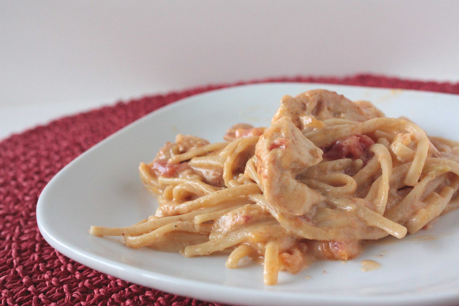 Momma Hen's Kitchen: Rotel Chicken Spaghetti