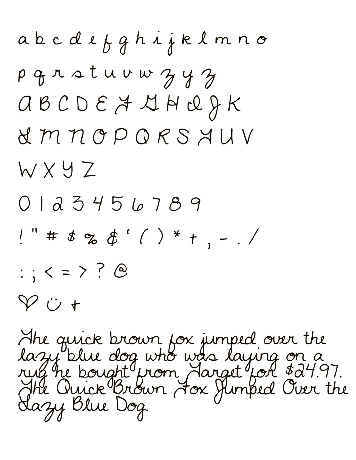 Better Life Blog: Turn your handwriting into a FONT!
